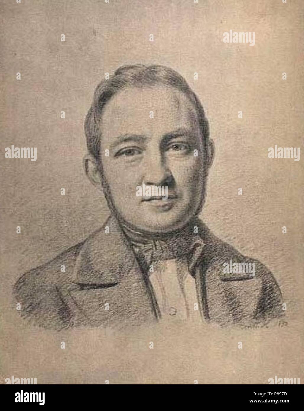 Carl Johan Henrik Kayser 1850 by Constantin Hansen Stock Photo - Alamy