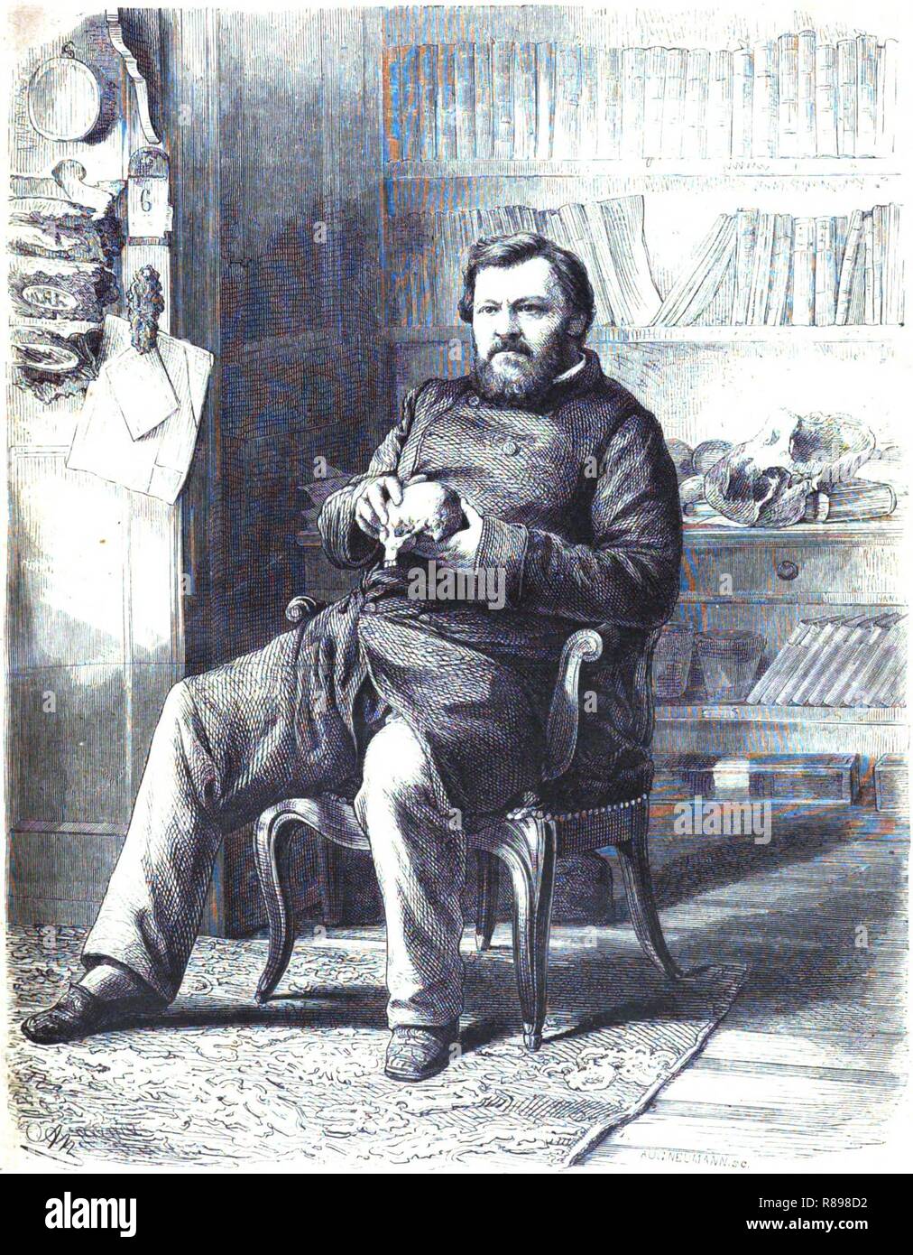 Carl Vogt (GL 1867-1 S 149 A Neumann Stock Photo - Alamy