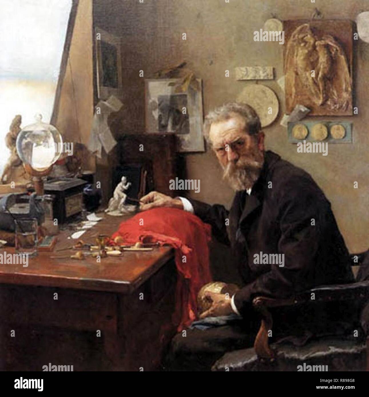 Carl von Marr - Artist‥99s Father John Marr Stock Photo - Alamy