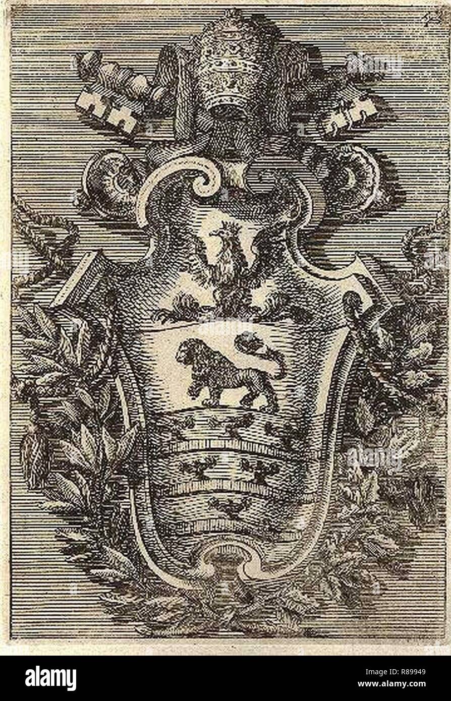 Carlo Maratti's coat of arms of Innocent XI in the Monument to ...