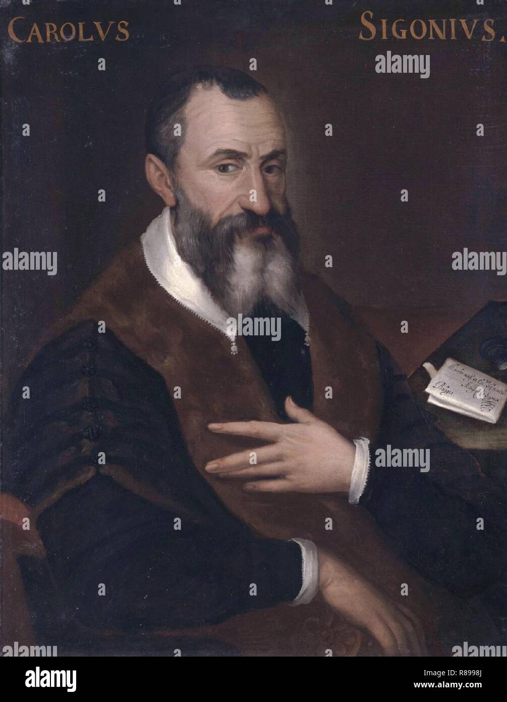 Carlo Sigonio by Follower of Bartolomeo Passerotti Stock Photo - Alamy