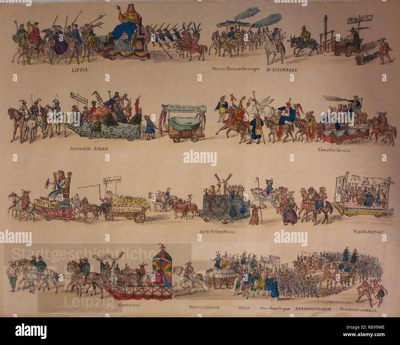 Carnevalszug zweiter Teil Stock Photo - Alamy