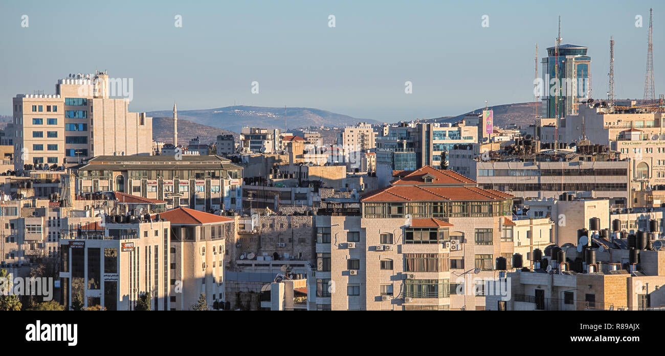 Skyline of Ramallah Palestine in the West Bank Stock Photo - Alamy