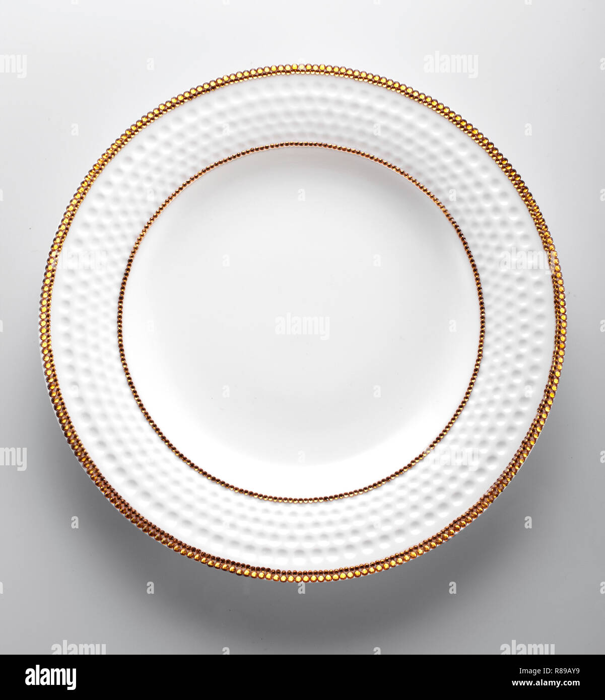 Fine white ceramic on white background Stock Photo - Alamy