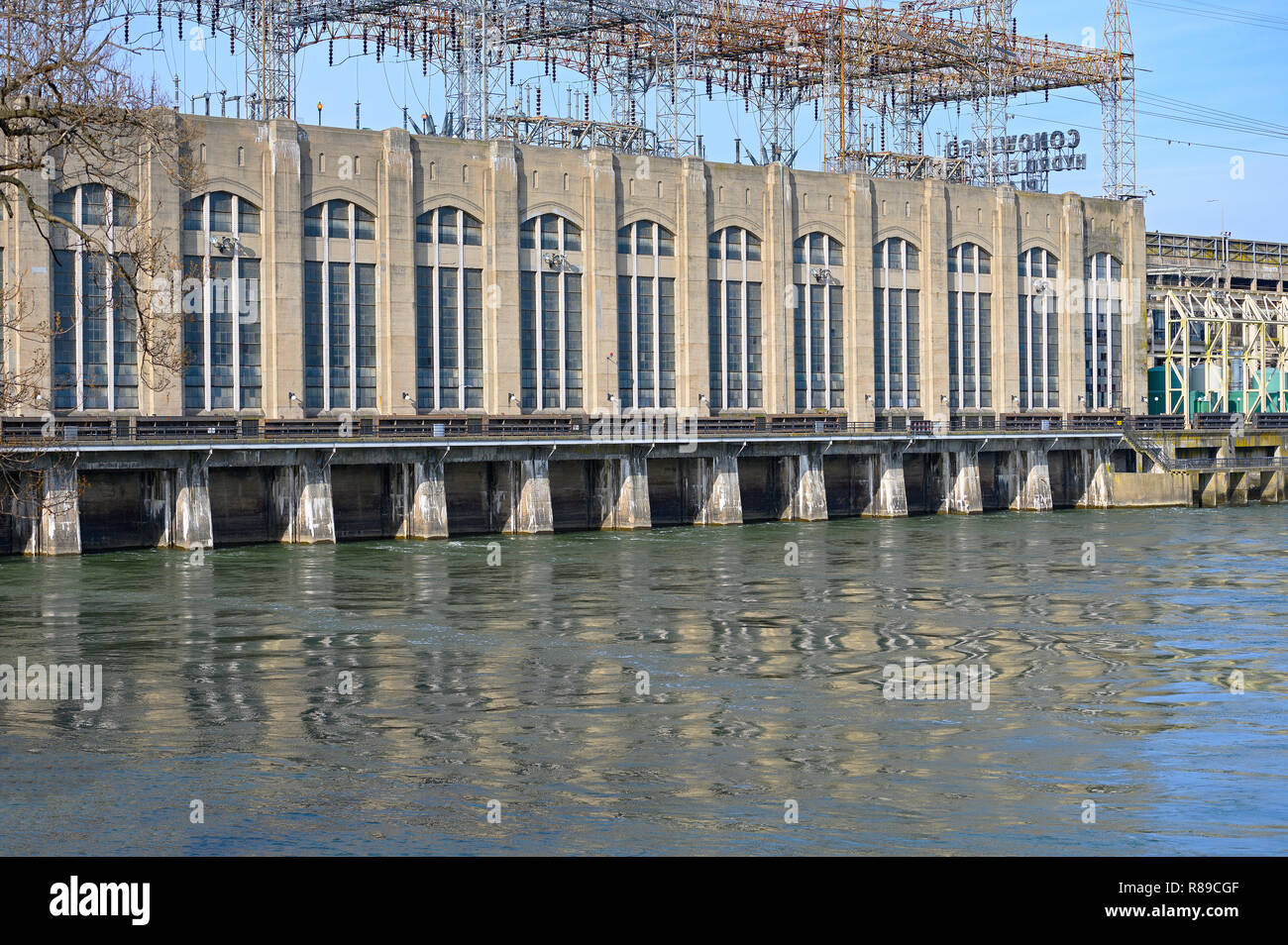 Hydroelectric Dam Power Station Stock Photo - Alamy