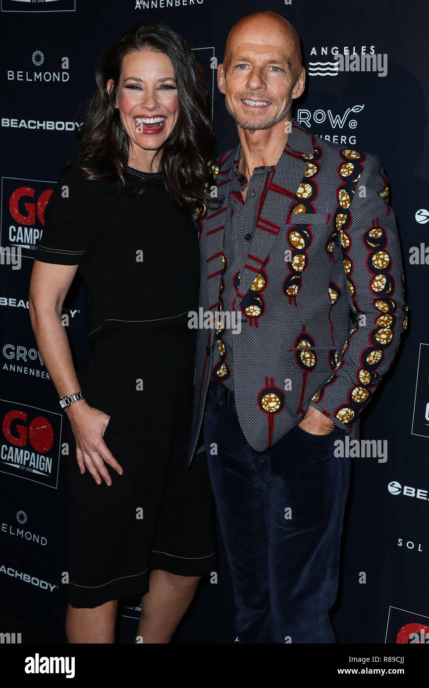 LOS ANGELES, CA, USA - OCTOBER 20: Evangeline Lilly, Scott Fifer at the ...