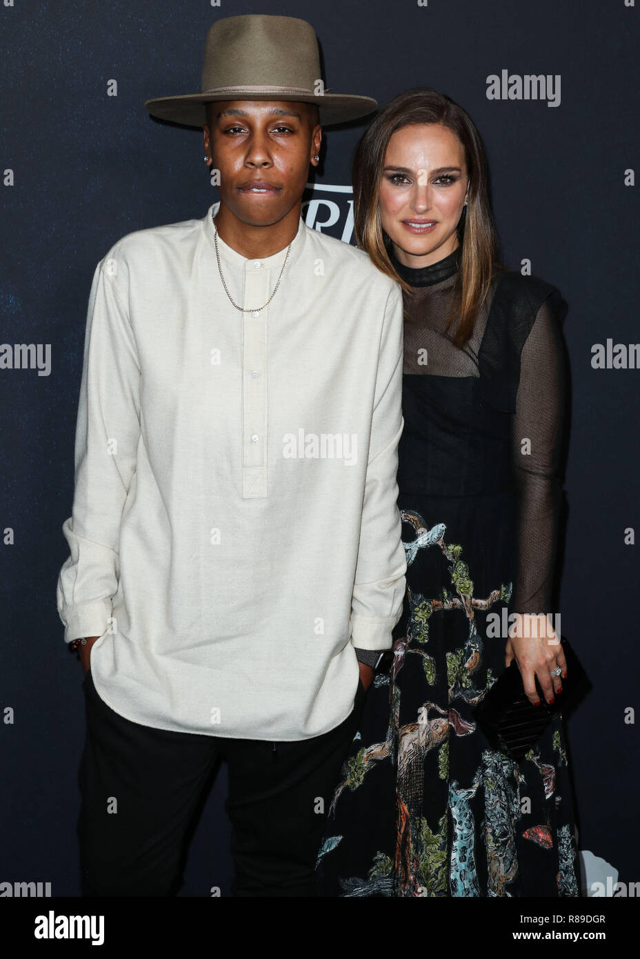 BEVERLY HILLS, LOS ANGELES, CA, USA - OCTOBER 12: Lena Waithe, Natalie ...