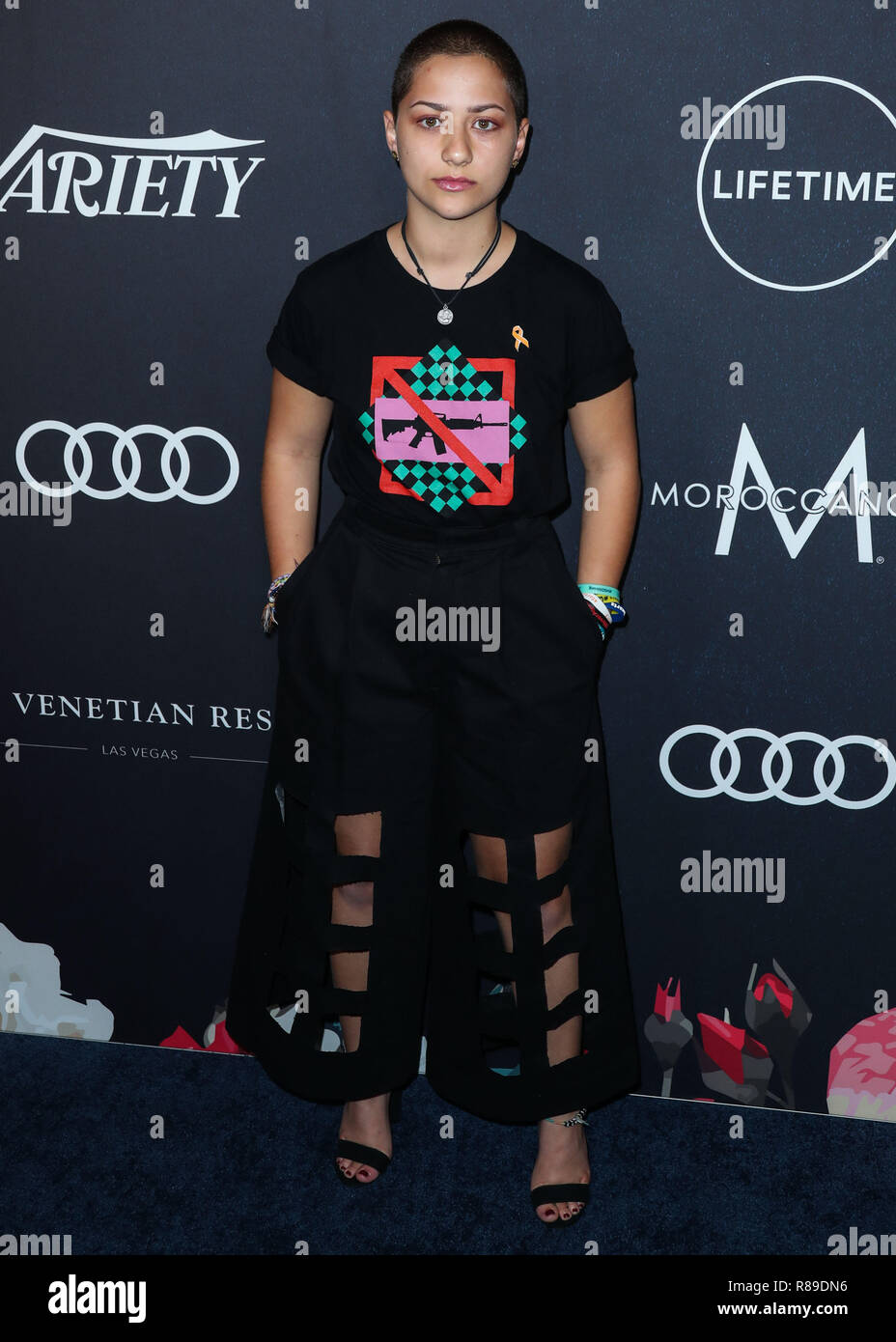 BEVERLY HILLS, LOS ANGELES, CA, USA - OCTOBER 12: Emma Gonzalez at ...