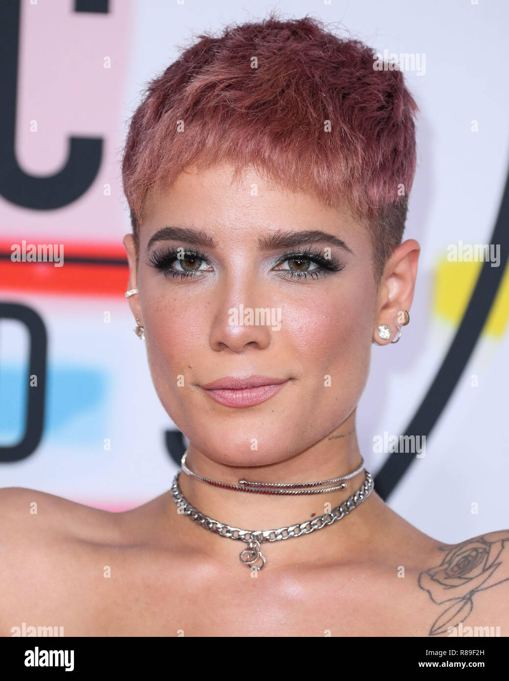 LOS ANGELES, CA, USA - OCTOBER 09: Singer Halsey aka Ashley Nicolette ...
