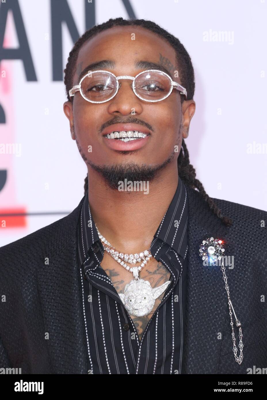 LOS ANGELES, CA, USA - OCTOBER 09: Quavo, Quavious Keyate Marshall, Migos at the 2018 American ...