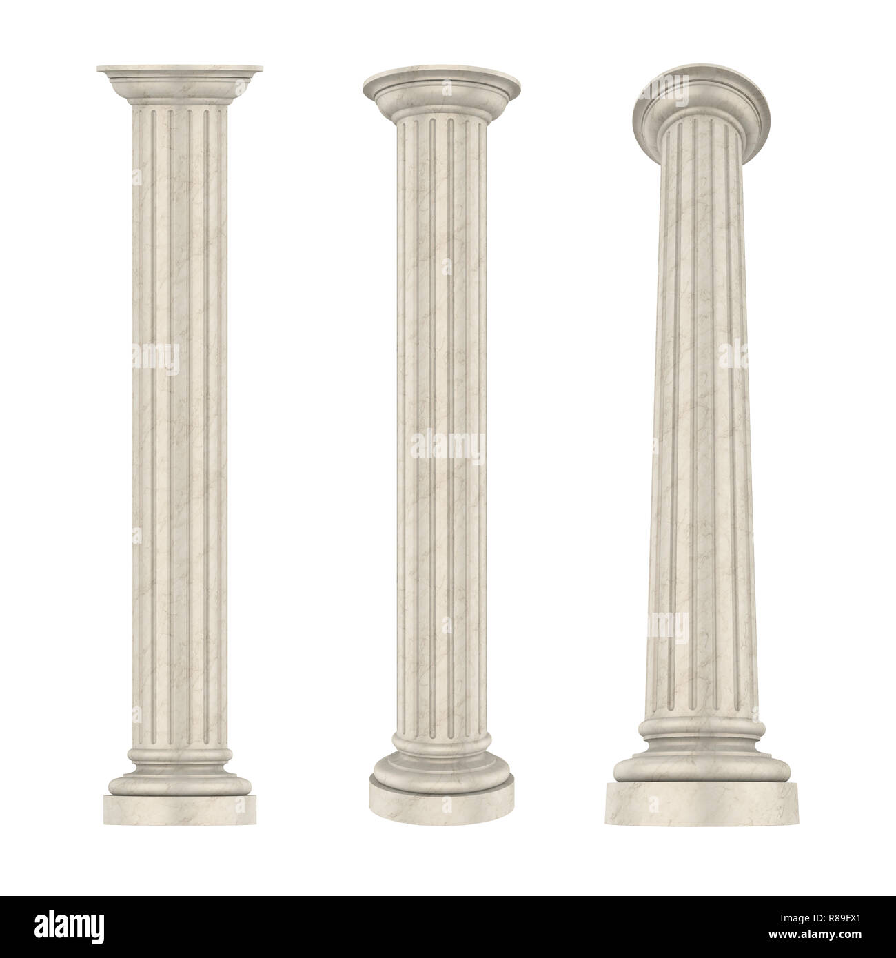 Architectural stone columns Cut Out Stock Images & Pictures - Alamy
