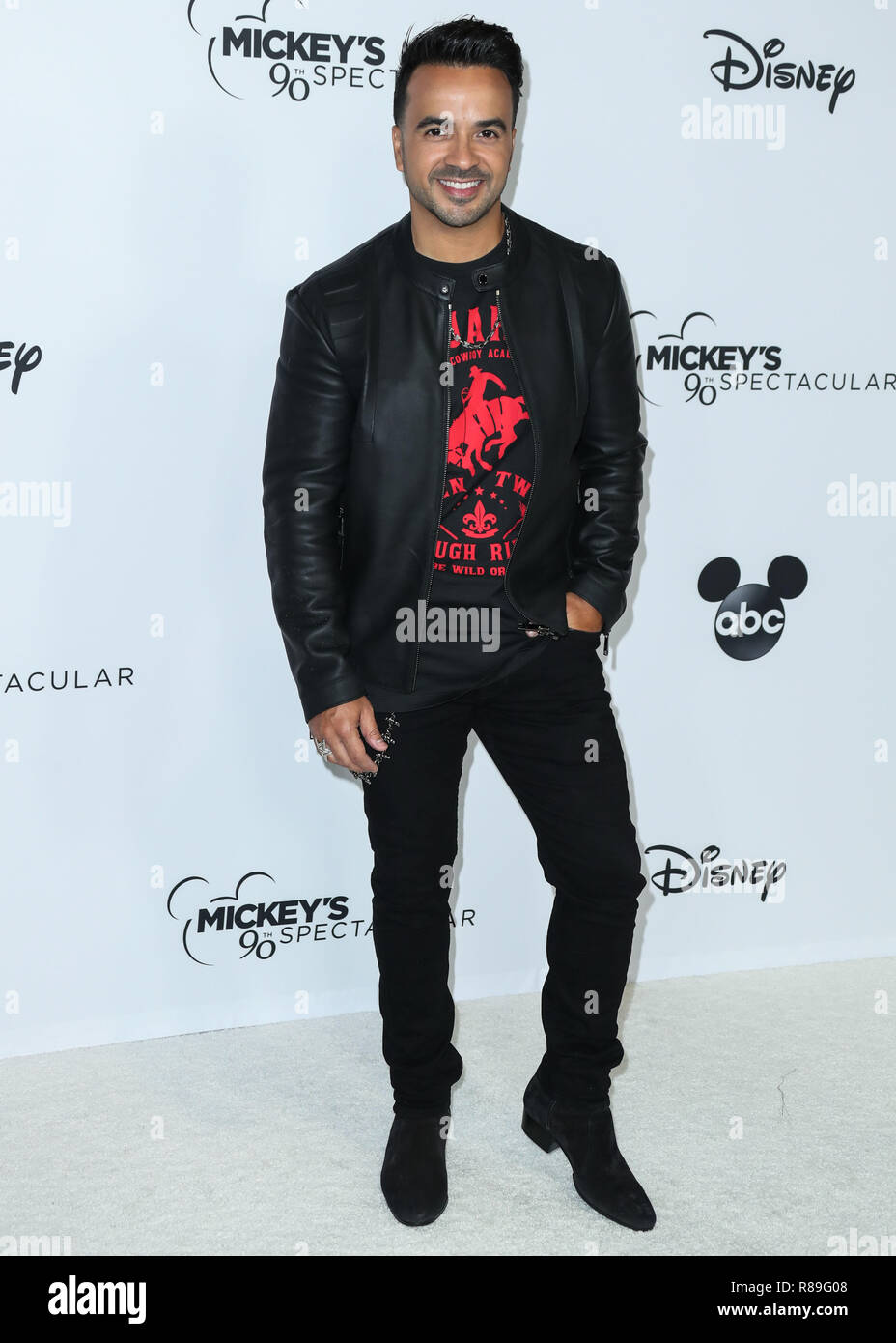 LOS ANGELES, CA, USA - OCTOBER 06: Luis Fonsi at Mickey's 90th ...