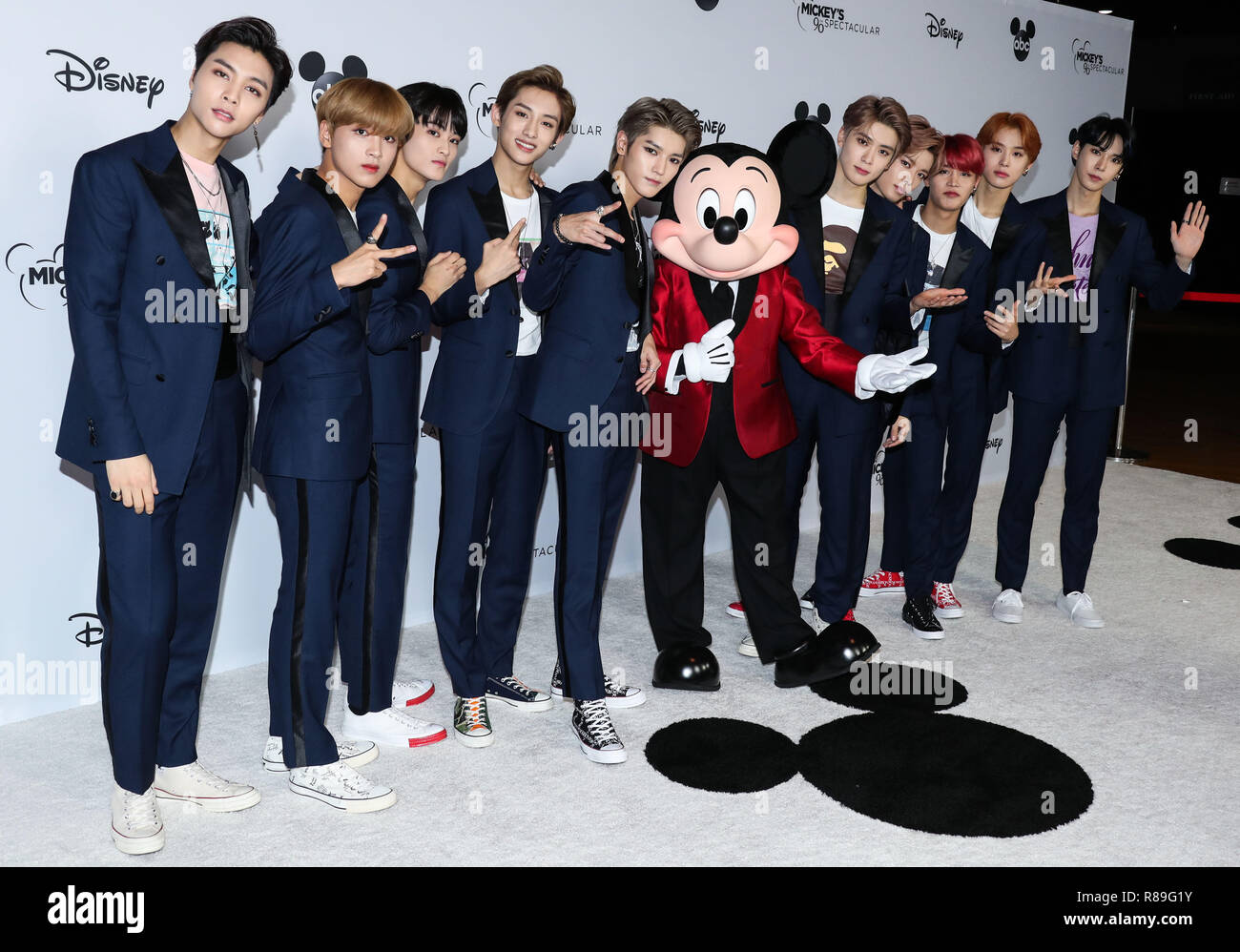 LOS ANGELES, CA, USA - OCTOBER 06: NCT 127, Mickey Mouse at Mickey's ...