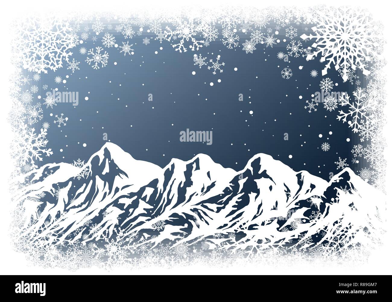 Winter white background christmas Stock Vector Images - Alamy