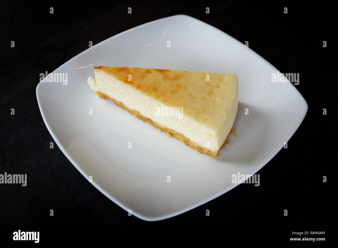 milk cake sweet food / piece of dessert delicious top view milk cake ...