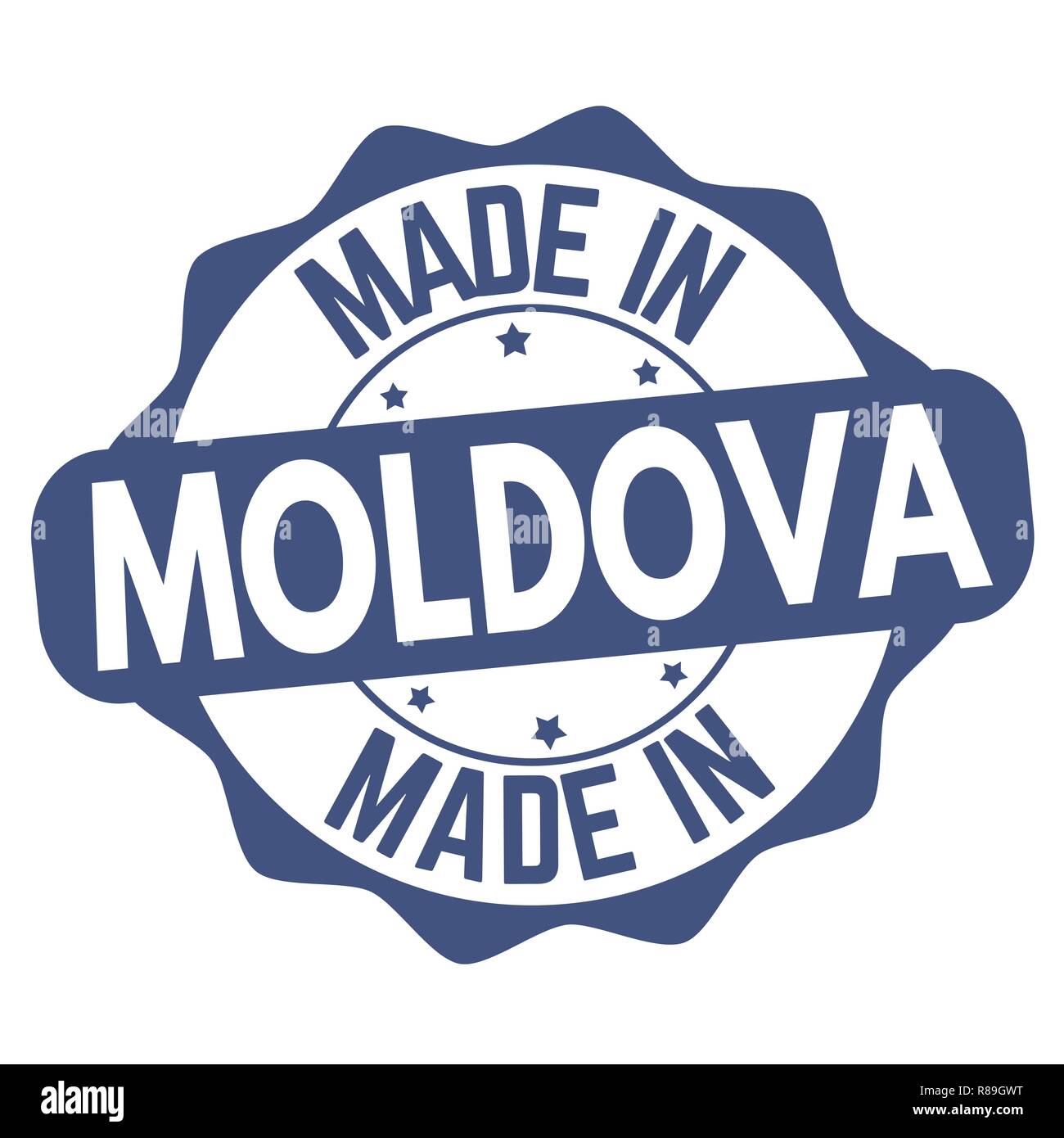 Made in Moldova sign or stamp on white background, vector illustration ...