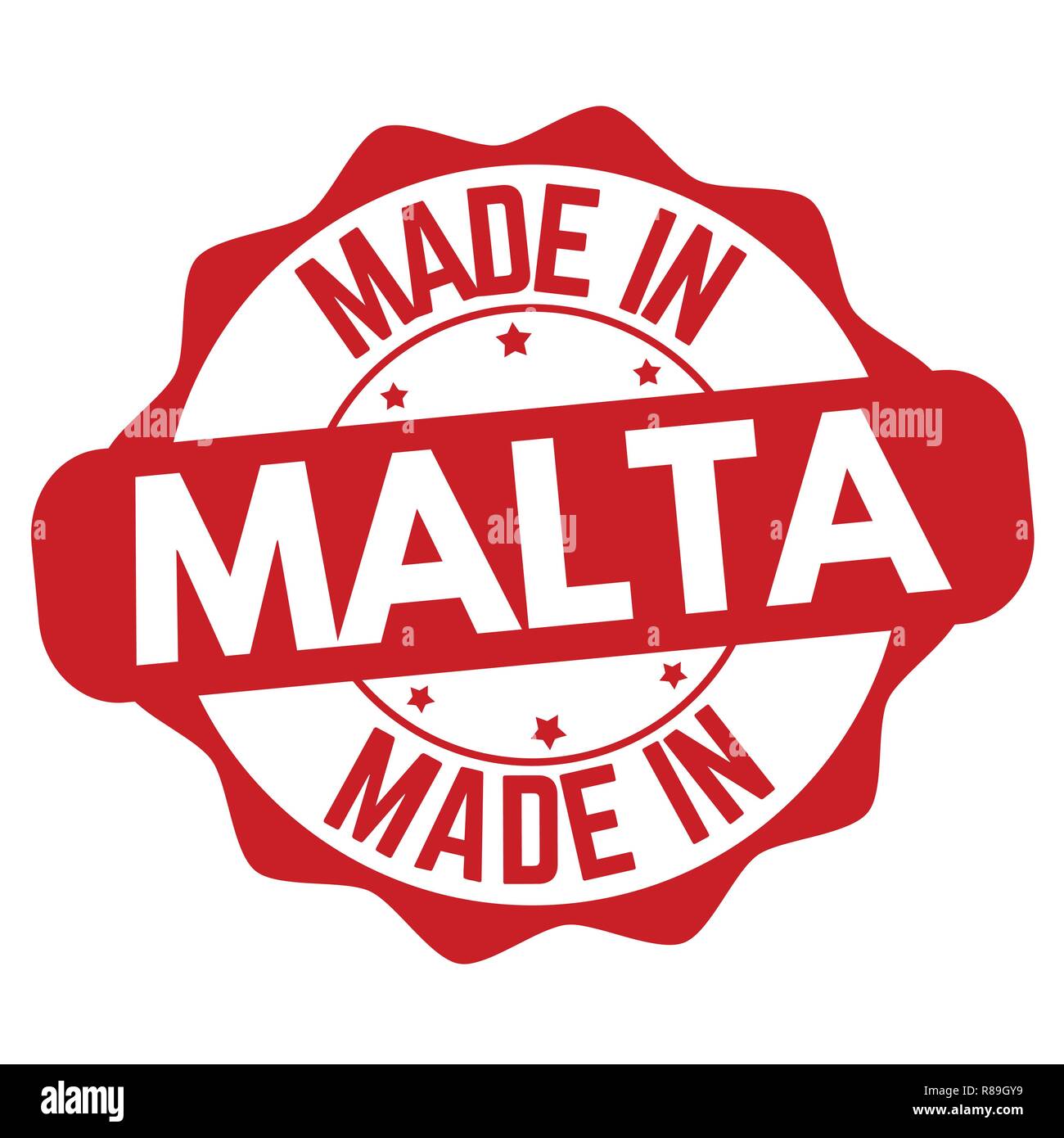 Made in Malta sign or stamp on white background, vector illustration ...