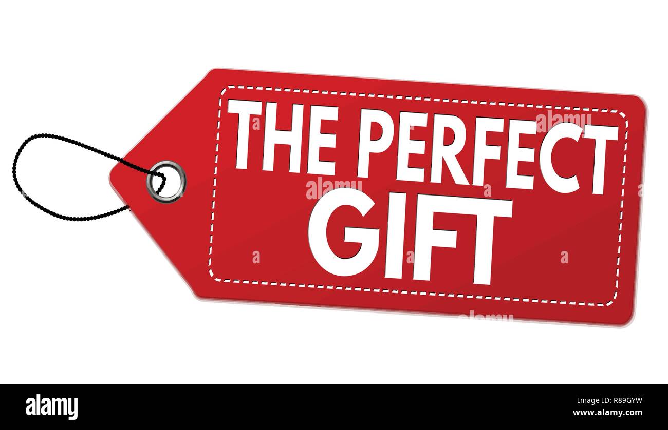 The perfect gift label or price tag on white background, vector ...