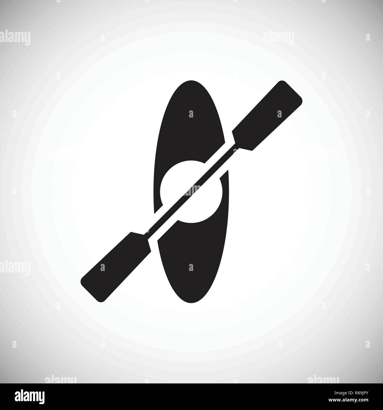 Kayak icon on white background for graphic and web design, Modern ...