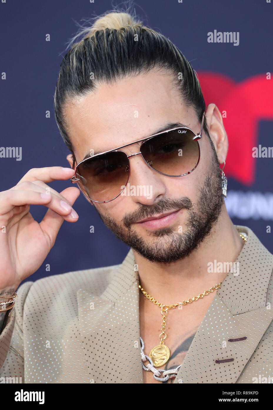 HOLLYWOOD, LOS ANGELES, CA, USA - OCTOBER 25: Maluma, Juan Luis Londono ...