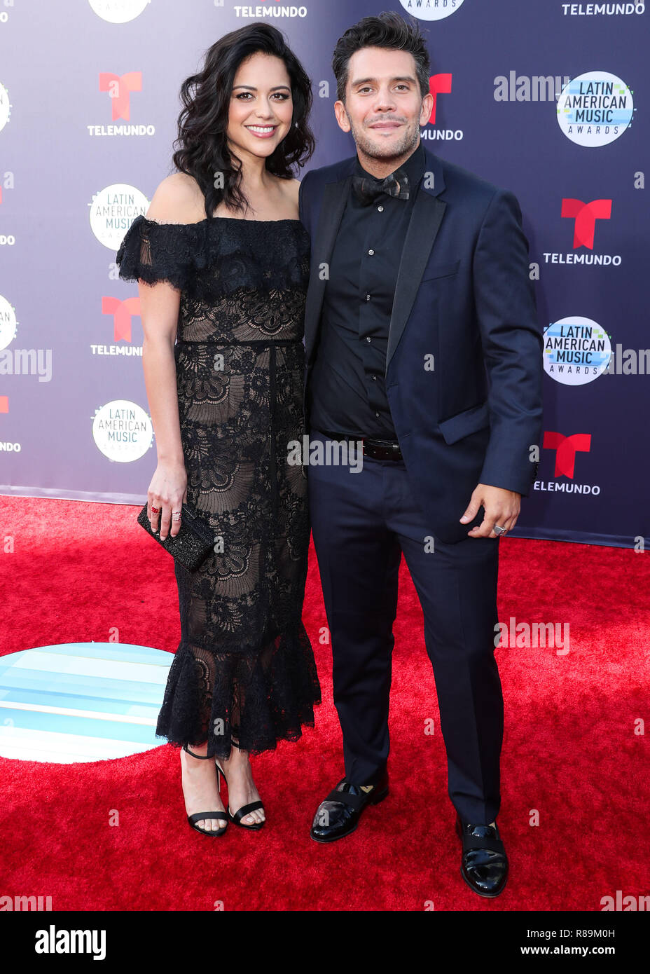 HOLLYWOOD, LOS ANGELES, CA, USA - OCTOBER 25: Alyssa Diaz, Gustavo ...