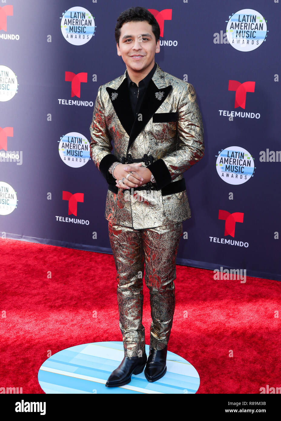 HOLLYWOOD, LOS ANGELES, CA, USA - OCTOBER 25: Christian Nodal at the ...