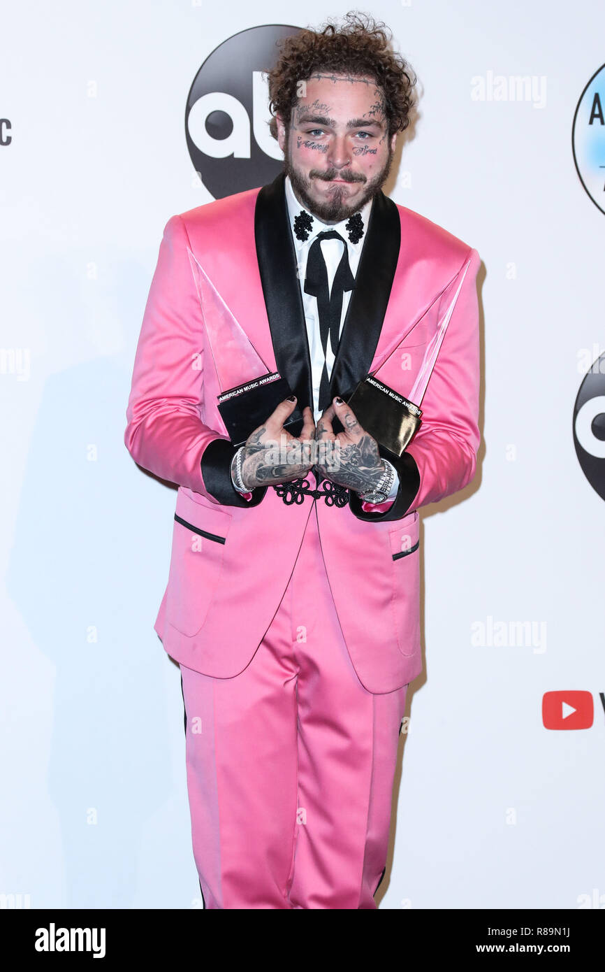 LOS ANGELES, CA, USA - OCTOBER 09: Post Malone, Austin Richard Post in ...