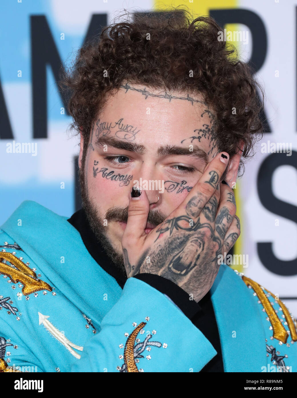 LOS ANGELES, CA, USA - OCTOBER 09: Post Malone, Austin Richard Post at ...