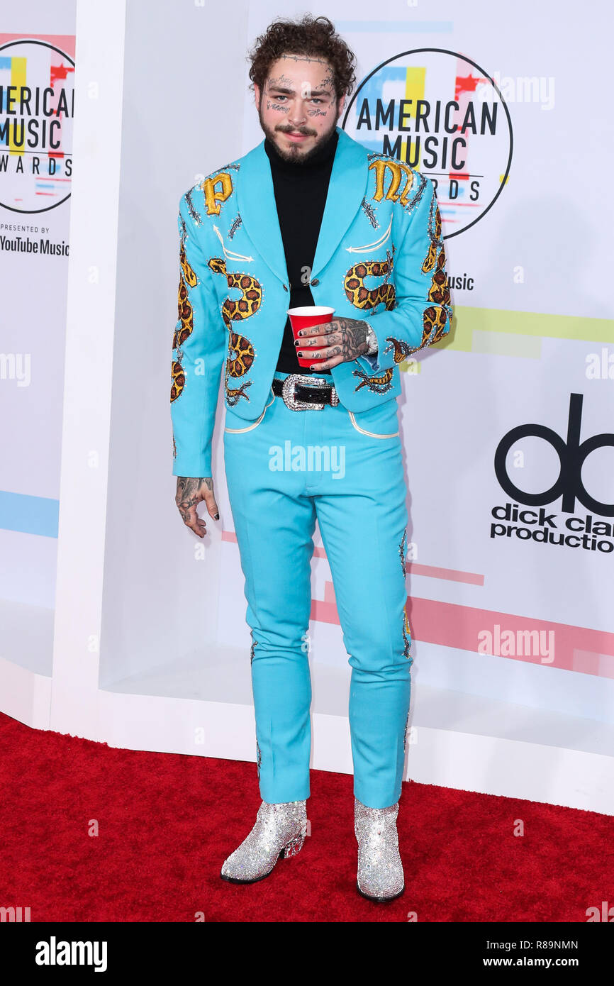 LOS ANGELES, CA, USA - OCTOBER 09: Post Malone, Austin Richard Post at ...