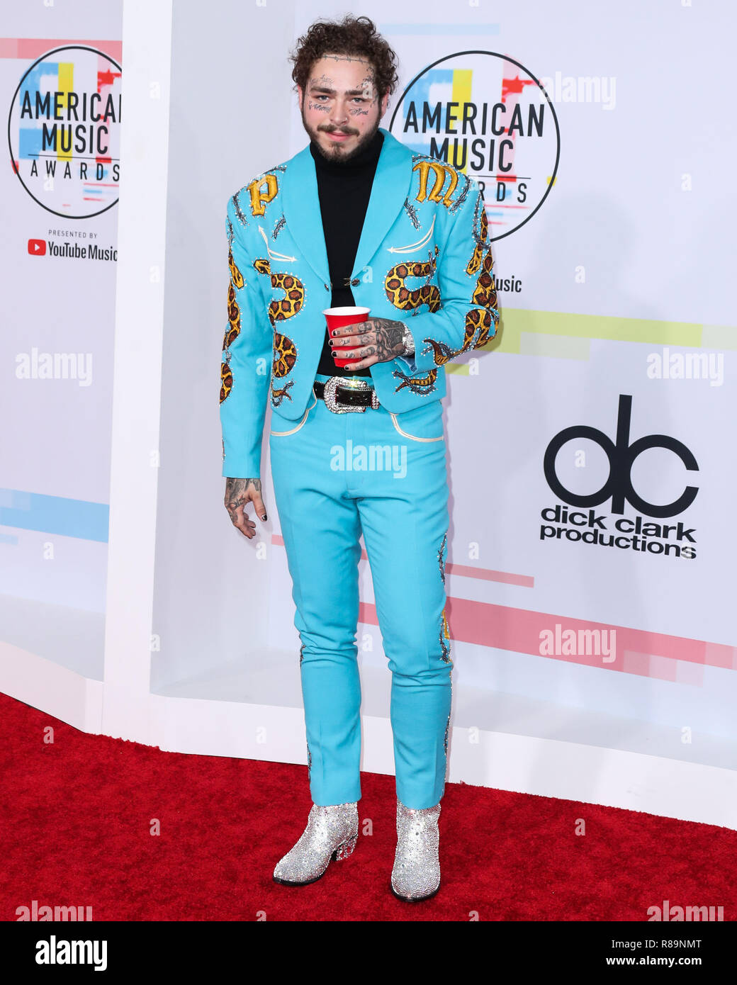 LOS ANGELES, CA, USA - OCTOBER 09: Post Malone, Austin Richard Post at ...