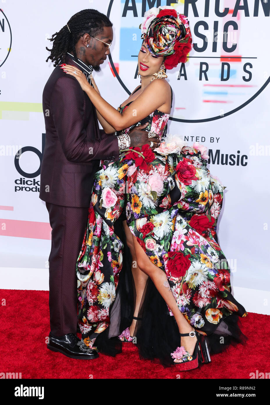 LOS ANGELES, CA, USA - OCTOBER 09: Offset, Kiari Kendrell Cephus, Cardi ...