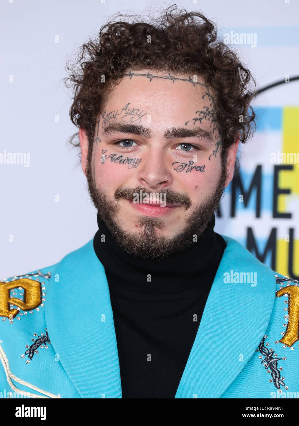 LOS ANGELES, CA, USA - OCTOBER 09: Post Malone, Austin Richard Post at ...