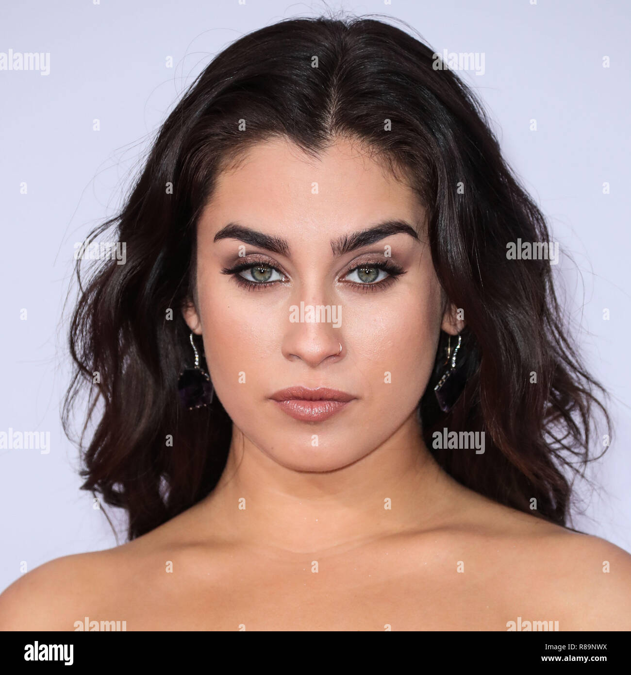 LOS ANGELES, CA, USA - OCTOBER 09: Singer Lauren Jauregui wearing a ...