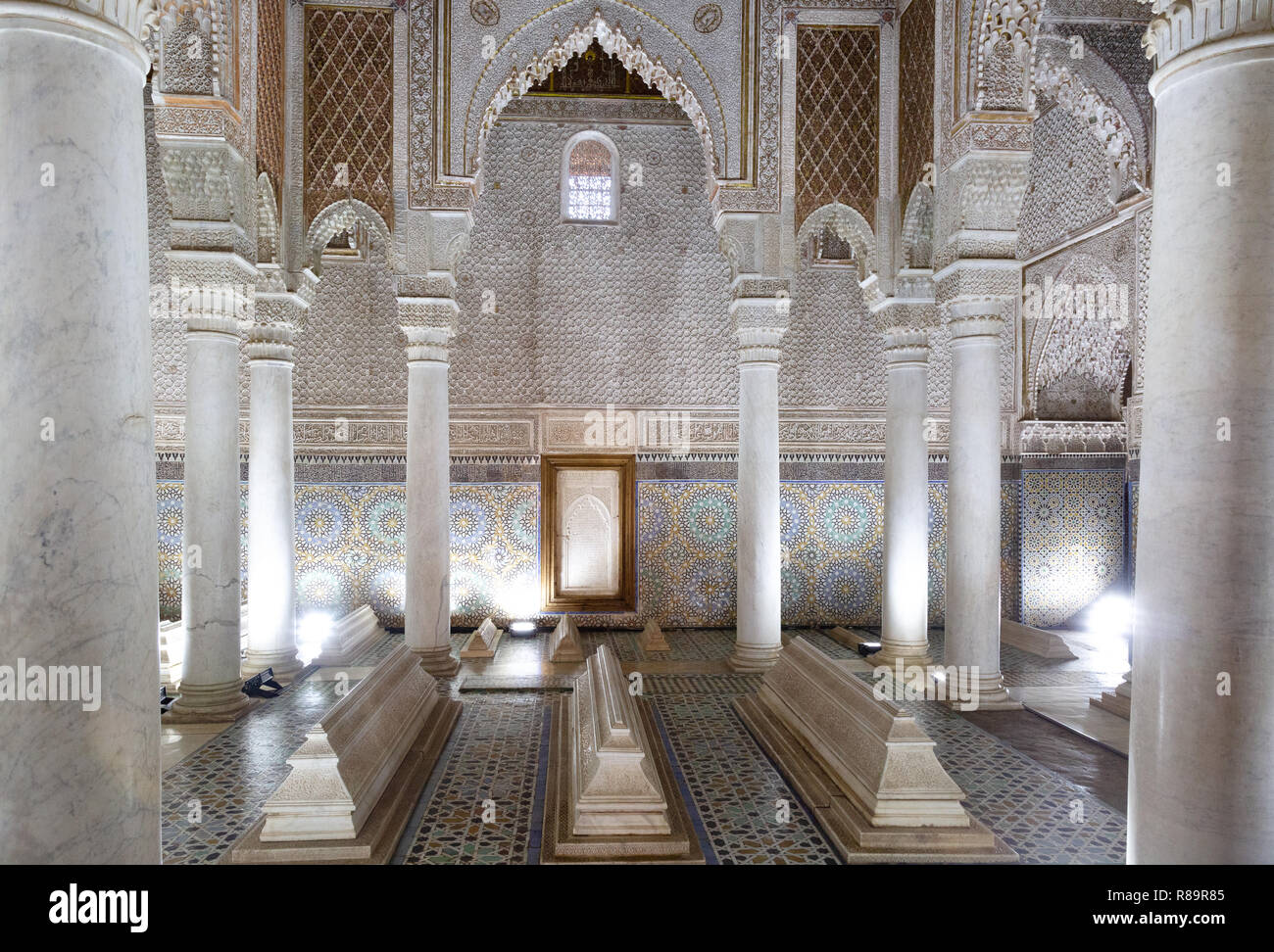 The saadian tombs marrakech hi-res stock photography and images - Alamy