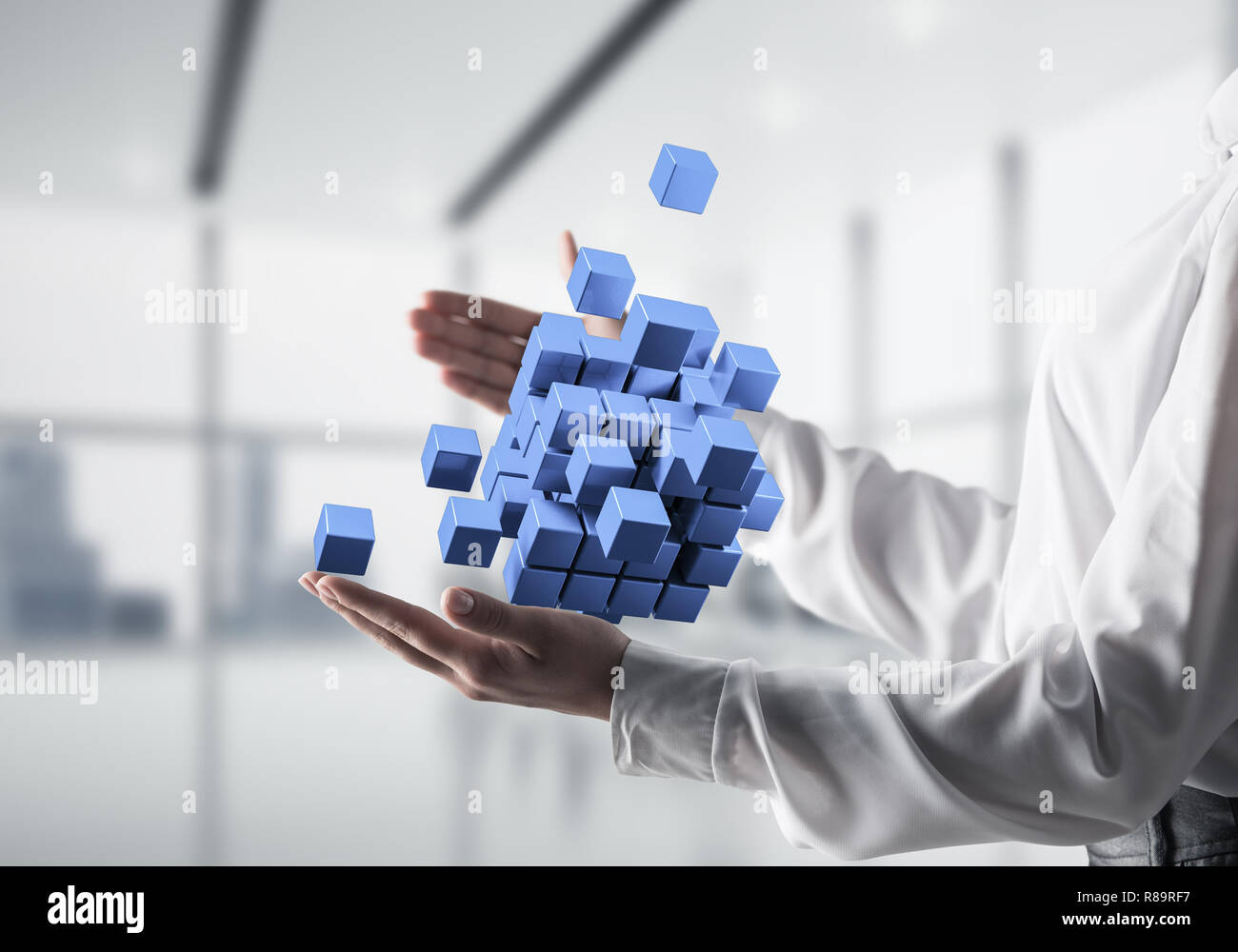 Deep analyzing and problem solving concepts Stock Photo - Alamy