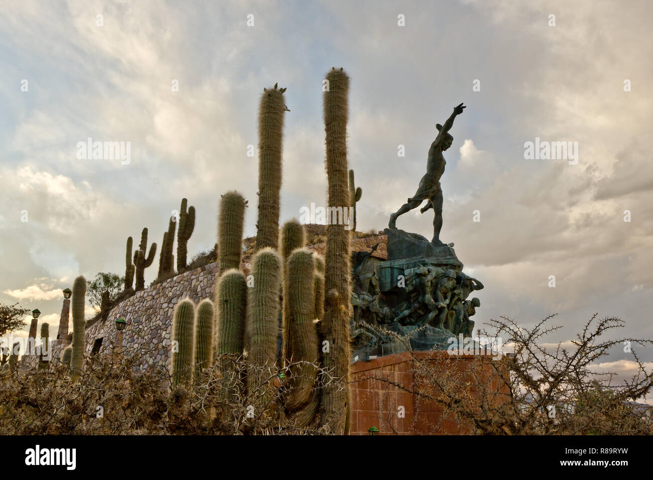 Monumento a los Heroes de la Independencia in Humahuaca, Argentina ...