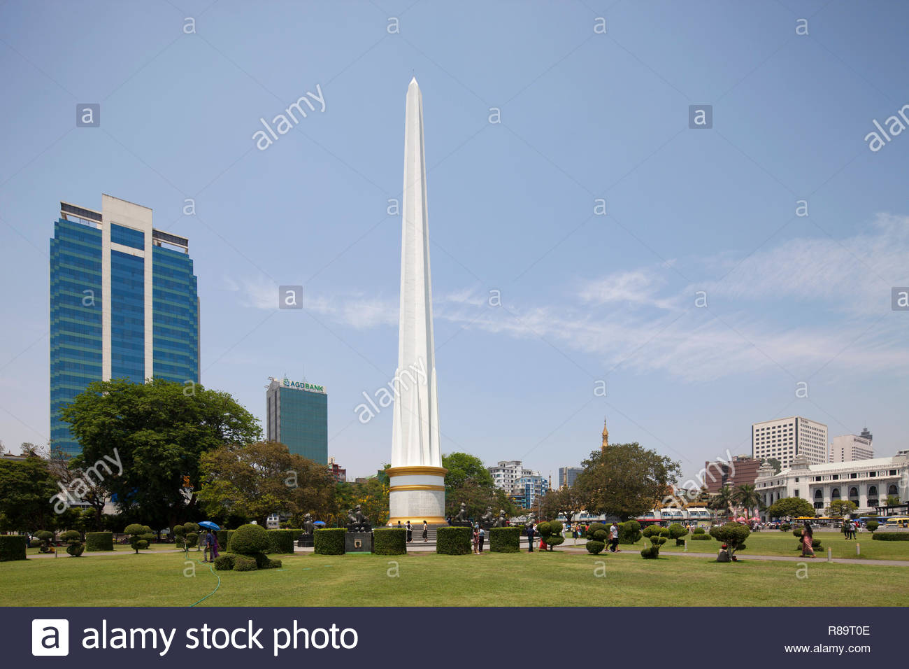 Myanmar Independence Monument Obelisk High Resolution Stock Photography ...