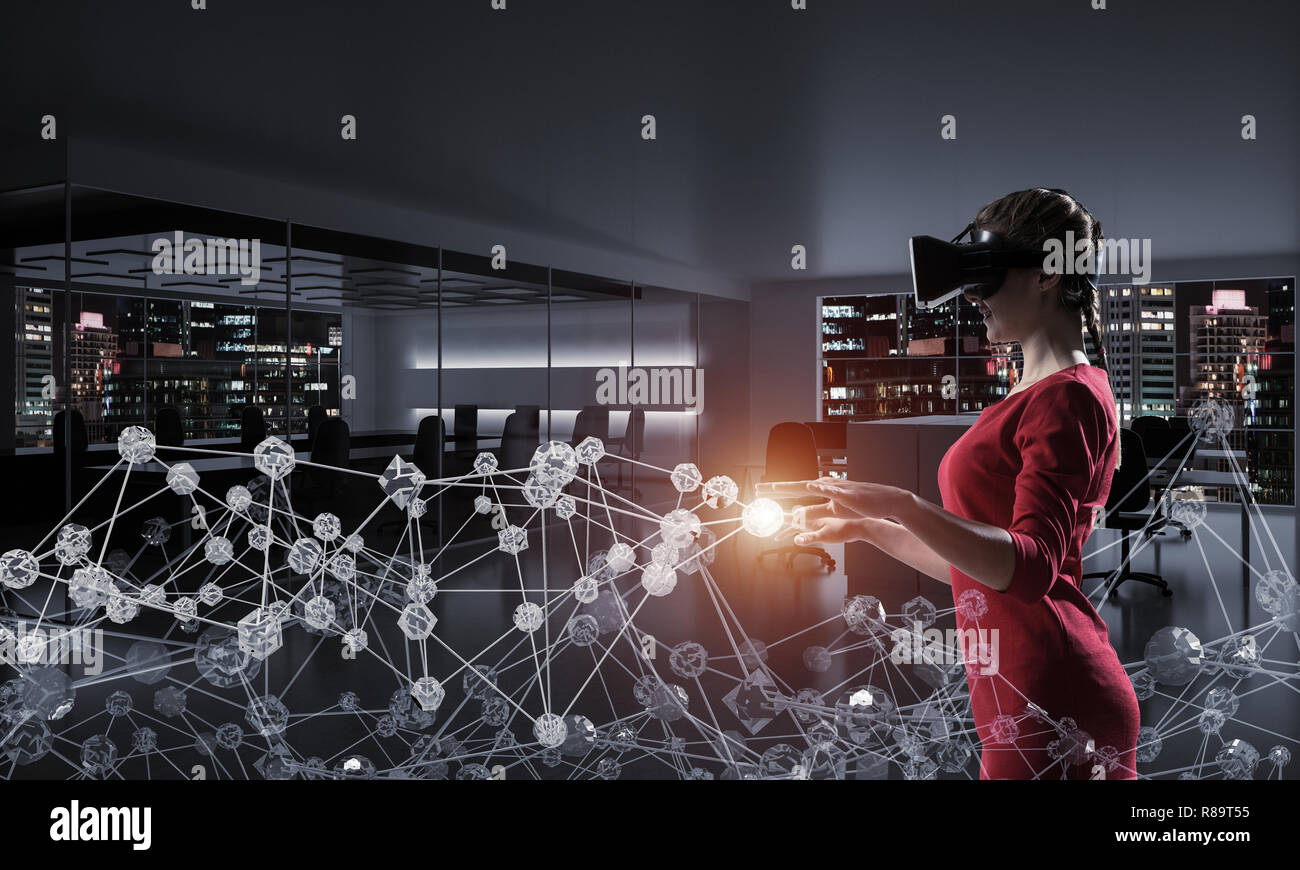 Using modern technologies Stock Photo - Alamy