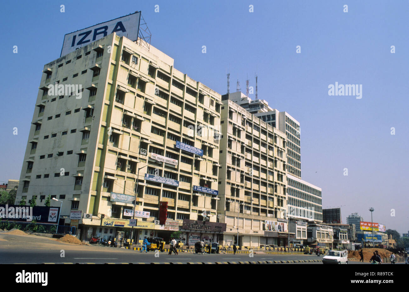Modern Building, Hyderabad, Andhra Pradesh, India Stock Photo - Alamy