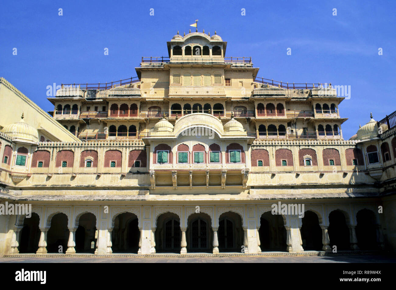 Chandra Mahal, City Palace, Jaipur, Rajasthan, India Stock Photo - Alamy