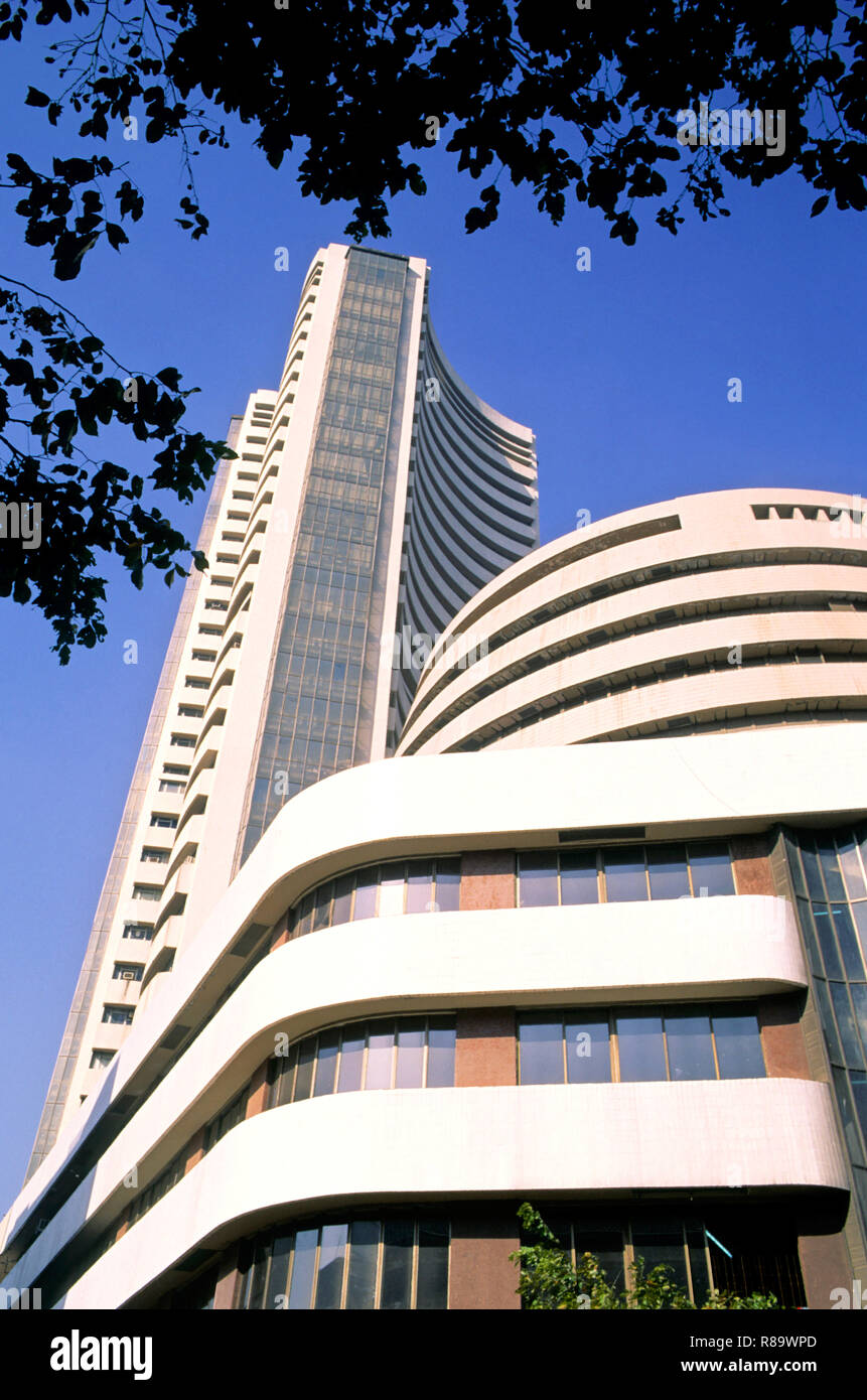 Stock Exchange Building, Fort, Bombay mumbai, maharashtra, india Stock ...