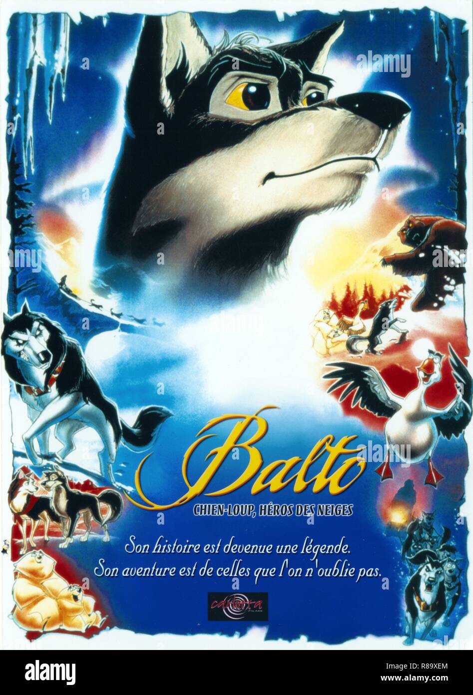 Balto Year 1995 USA Director : Simon Wells Animation Poster (Fr Stock ...