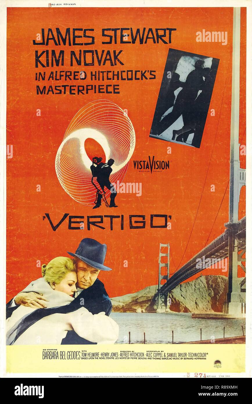 Alfred hitchcock vertigo poster hi-res stock photography and images - Alamy