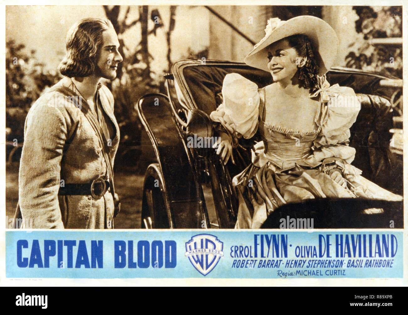 Captain Blood Year : 1935 USA Director : Michael Curtiz Errol Flynn, Olivia de Havilland Stock ...
