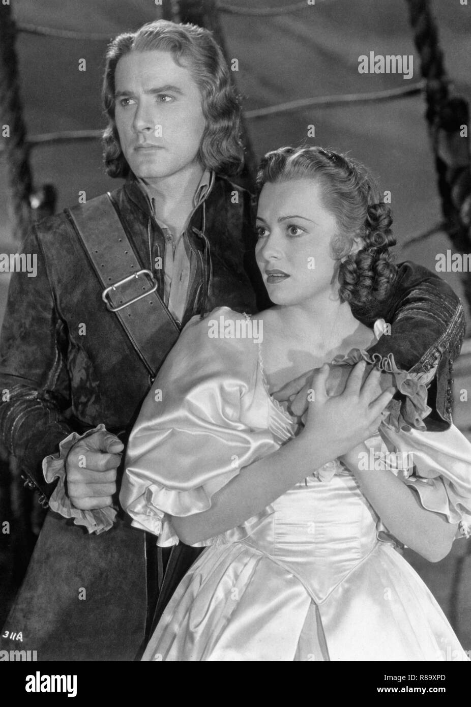 Captain Blood Year : 1935 USA Director : Michael Curtiz Errol Flynn, Olivia de Havilland Stock ...