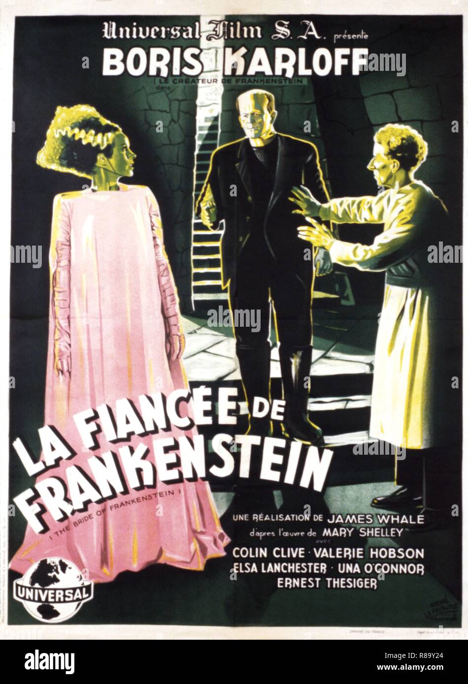 Bride of frankenstein 1935 poster hi-res stock photography and images ...