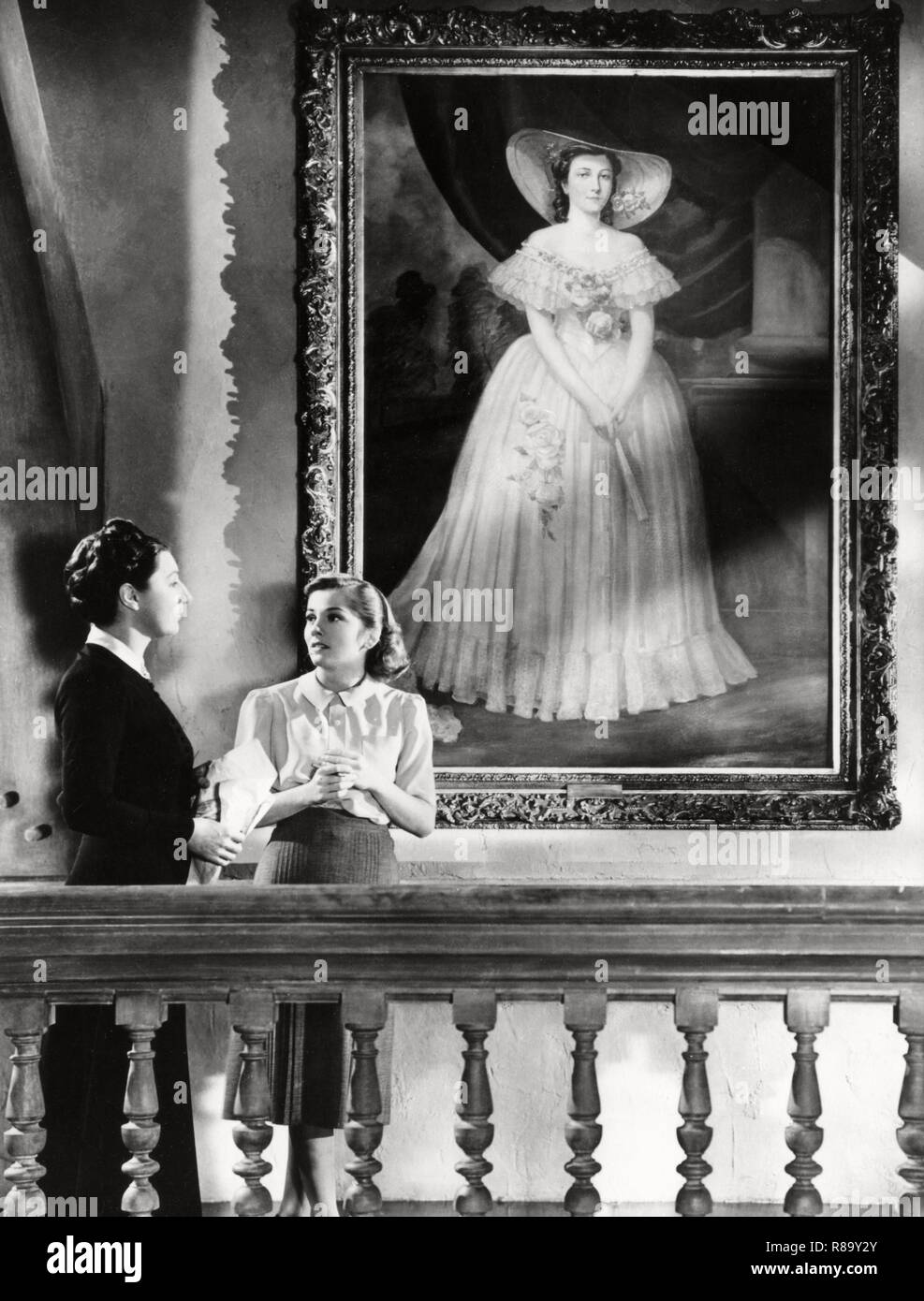 Rebecca Year : 1940 USA Director : Alfred Hitchcock Judith Anderson, Joan Fontaine Stock Photo ...