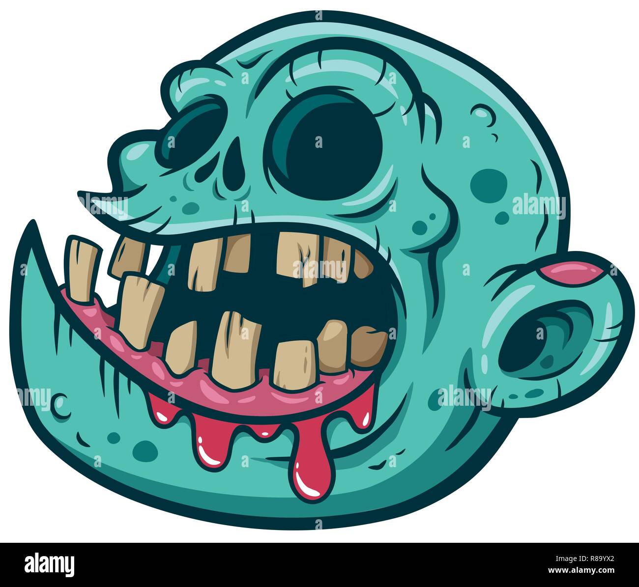 Vector illustration of Cartoon Zombie Stock Vector Image & Art - Alamy