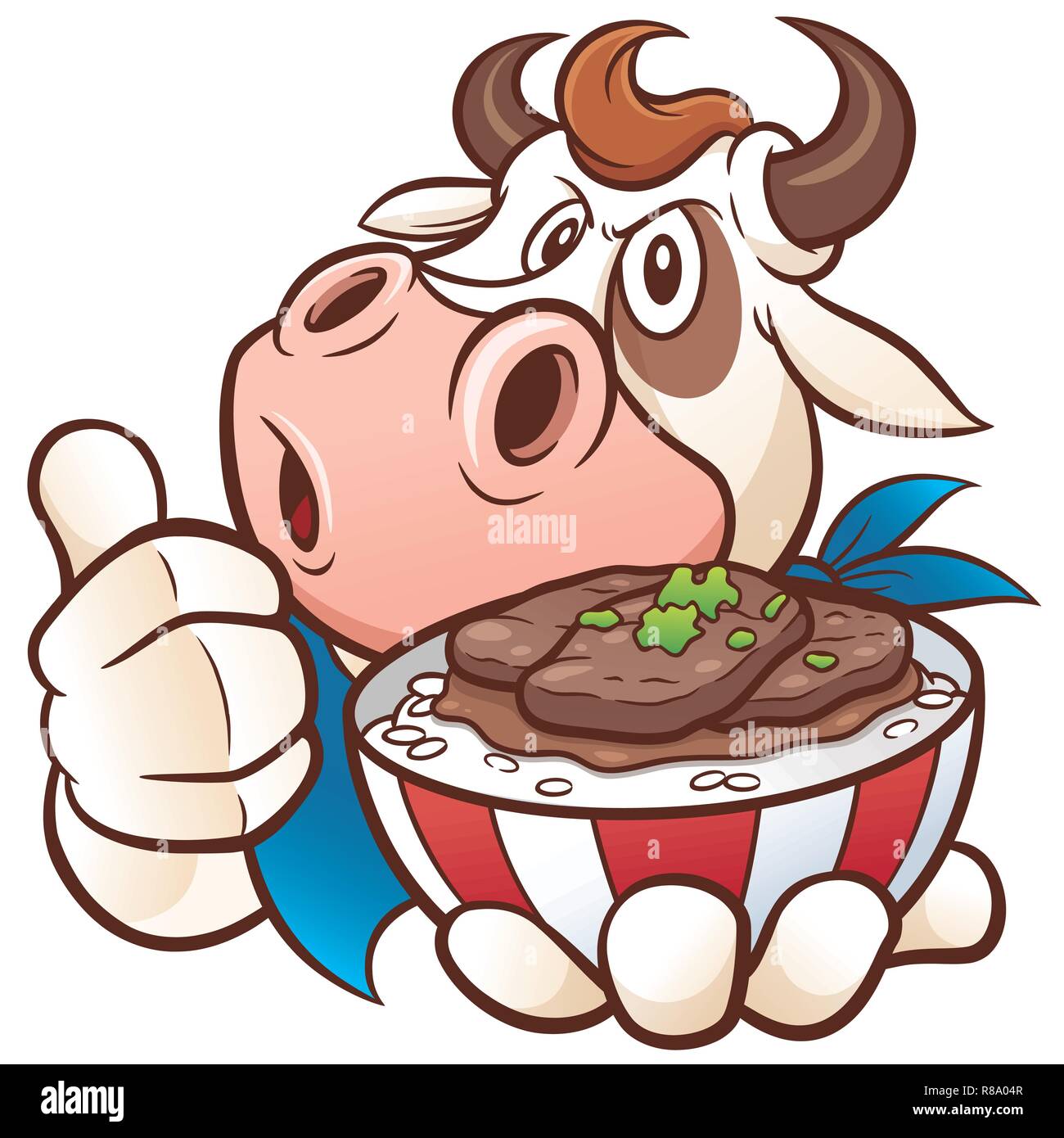 Vector illustration of Cartoon Cow Stock Vector Image & Art - Alamy