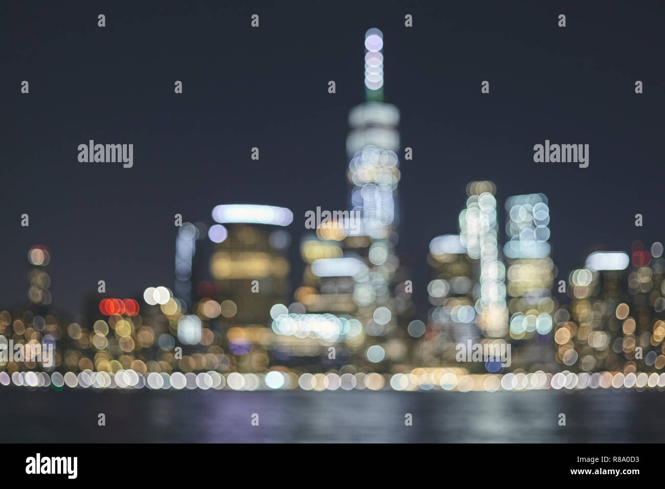 Abstract blurred skyline new york hi-res stock photography and images ...